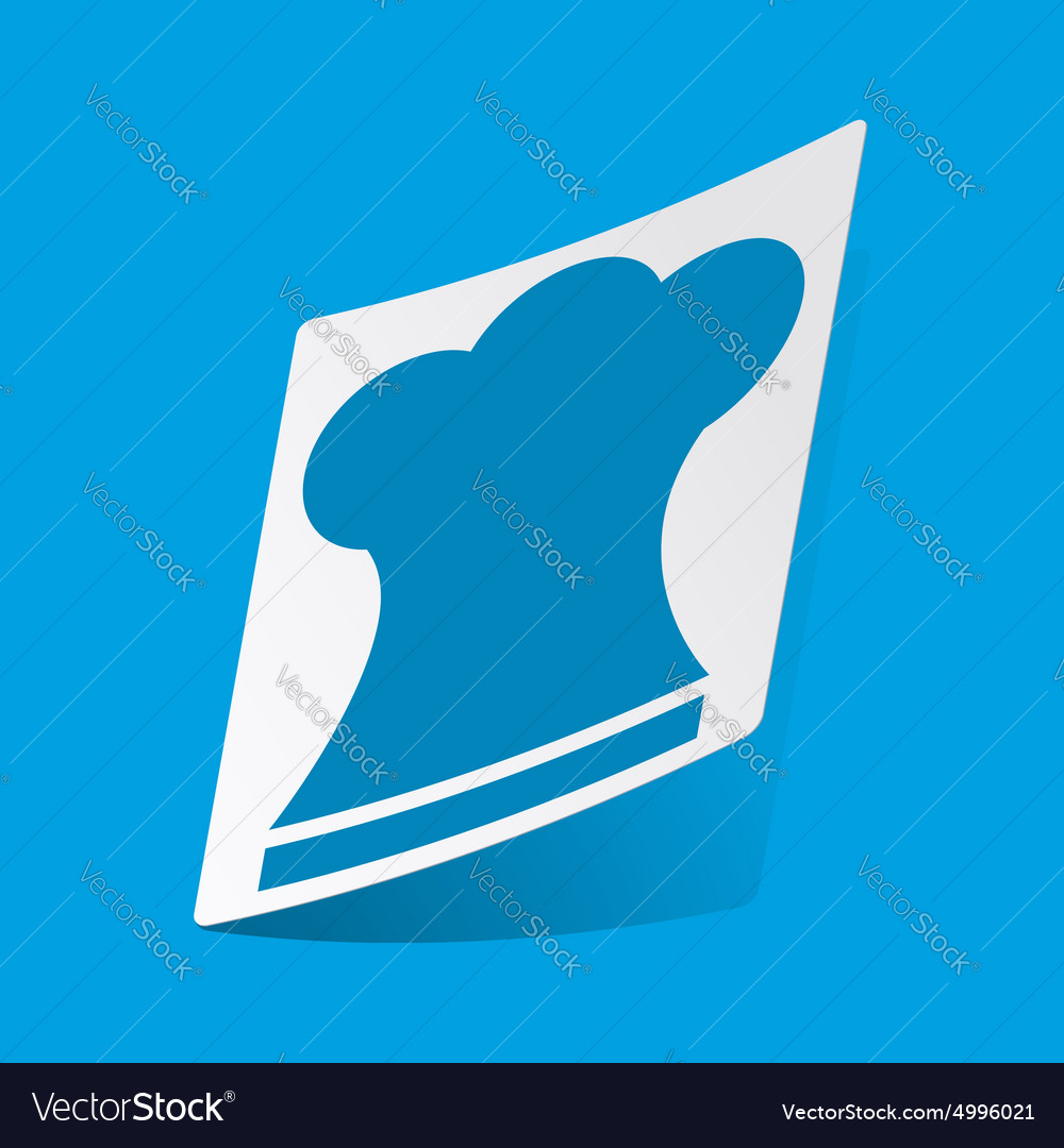 Chef hat sticker Royalty Free Vector Image - VectorStock