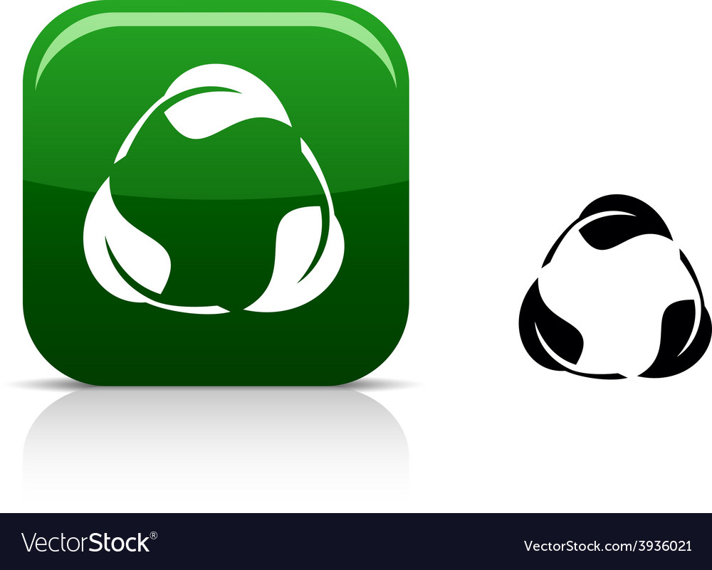 Recycle icon Royalty Free Vector Image - VectorStock