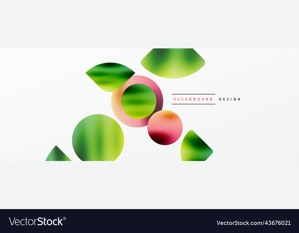 Transparent effects geometric abstract background Vector Image