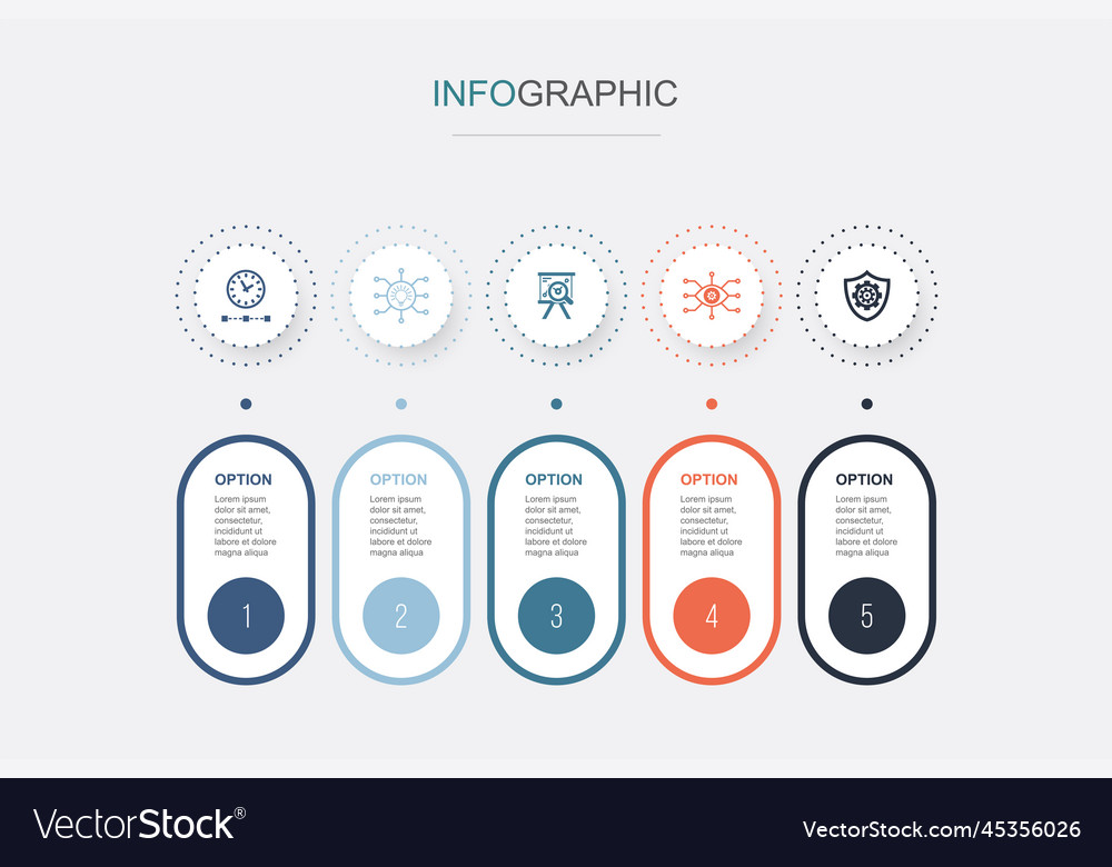 Timing project idea analysis Royalty Free Vector Image