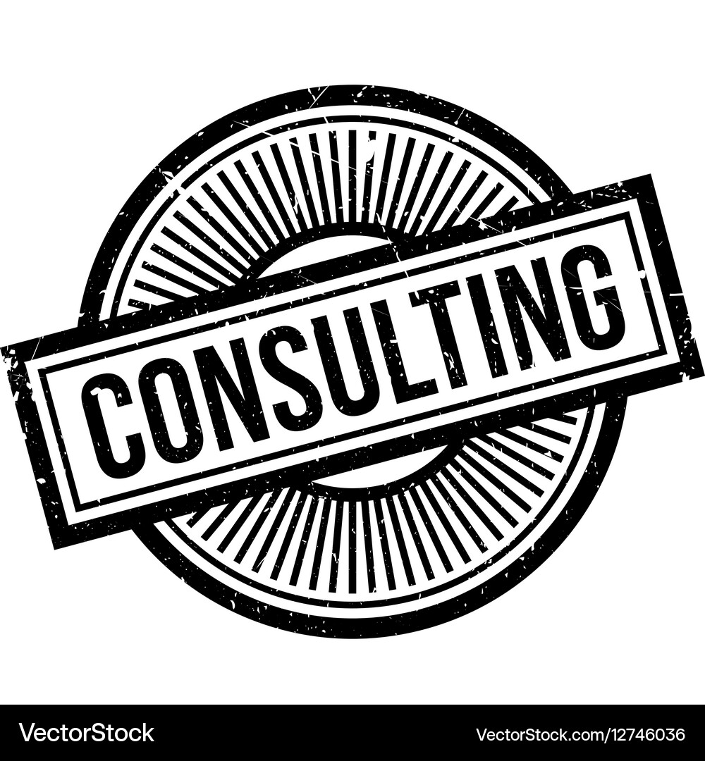 Consulting rubber stamp Royalty Free Vector Image