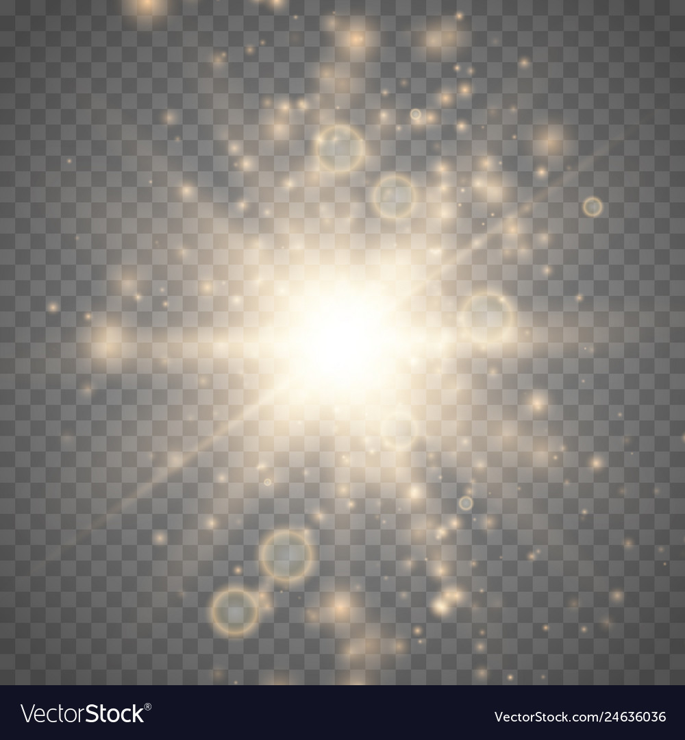Glowing light stars Royalty Free Vector Image - VectorStock