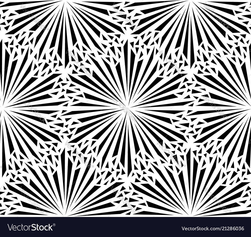 Monochrome geometric pattern Royalty Free Vector Image