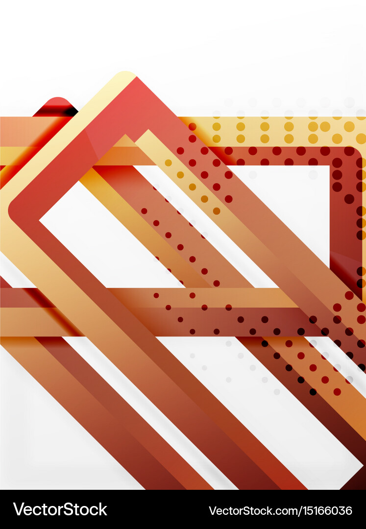 Rectangle tube elements background Royalty Free Vector Image