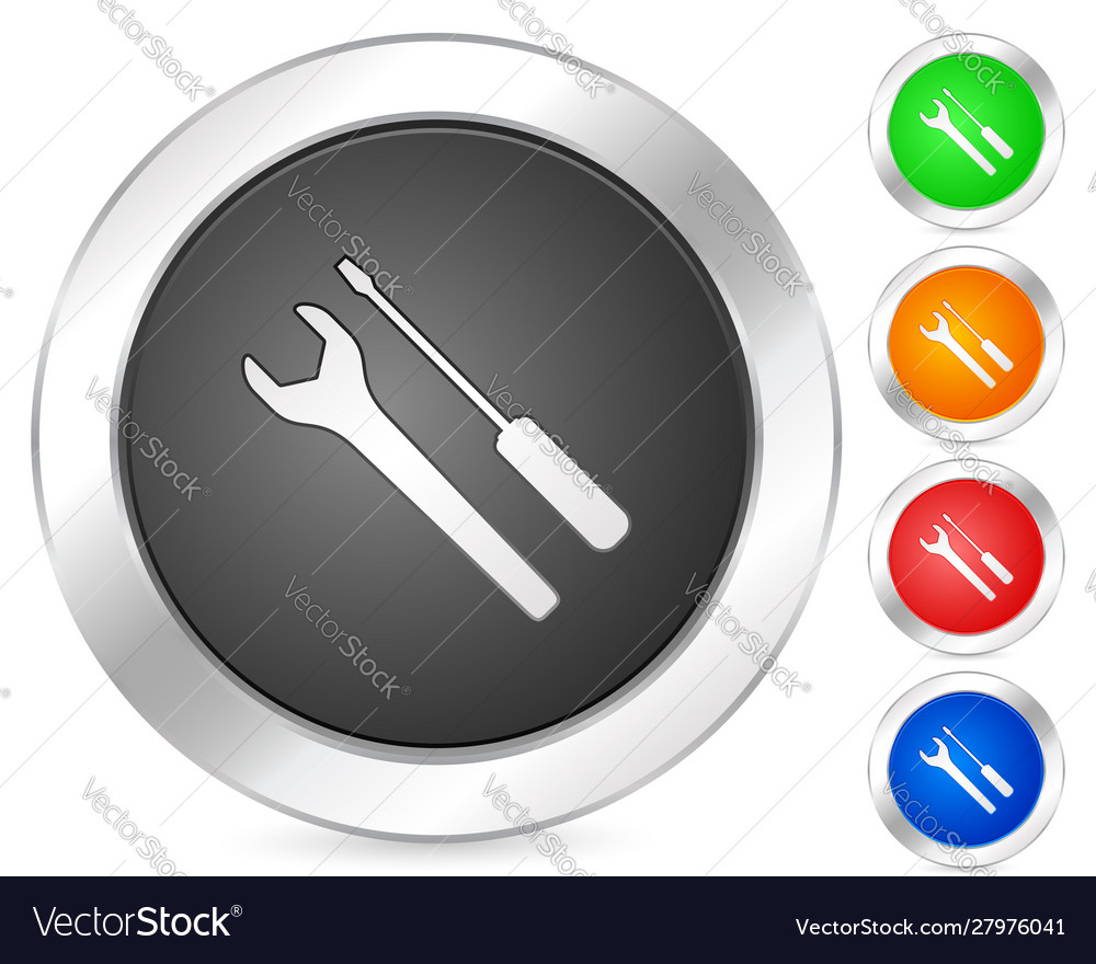 Computer icon tools Royalty Free Vector Image - VectorStock