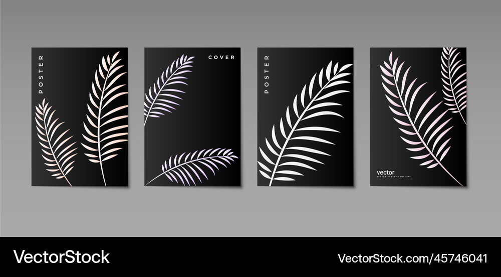 Modern and minimalist poster design perfect Vector Image