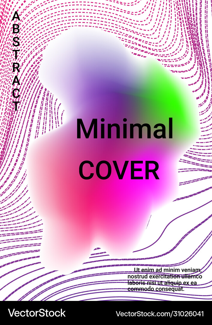 Modern musical cover Royalty Free Vector Image