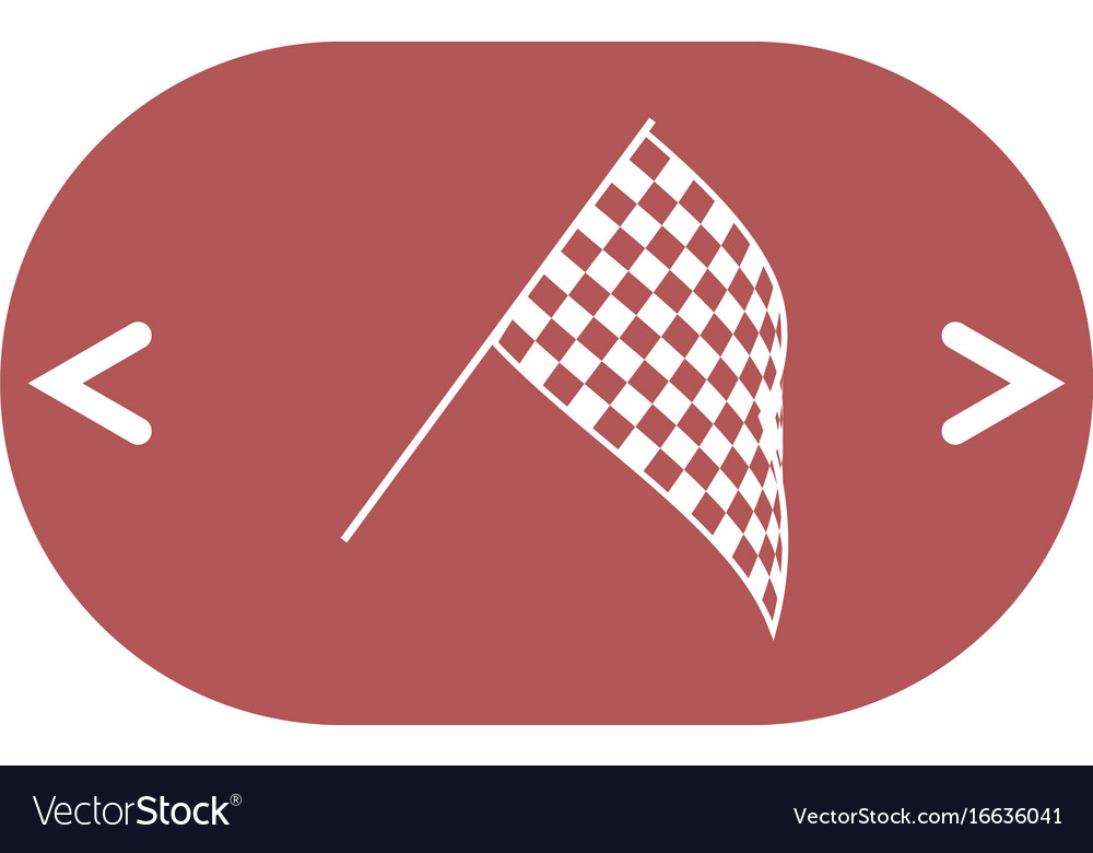 Starting symbol icon Royalty Free Vector Image