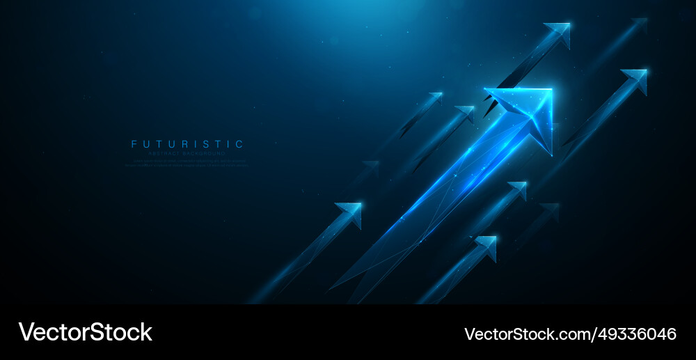 Business finance growth target direction Vector Image