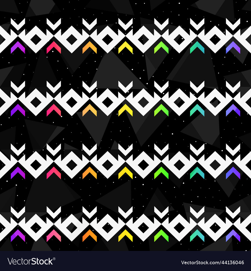 Colored geometric pattern with space Royalty Free Vector