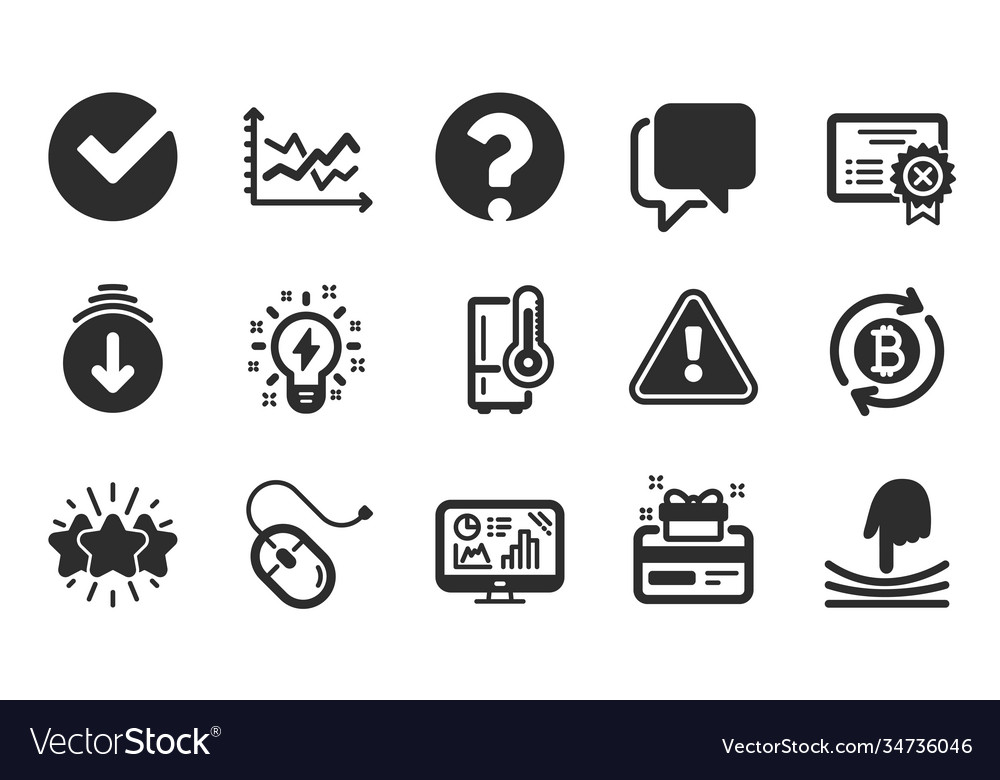 Elastic inspiration and computer mouse icons set Vector Image