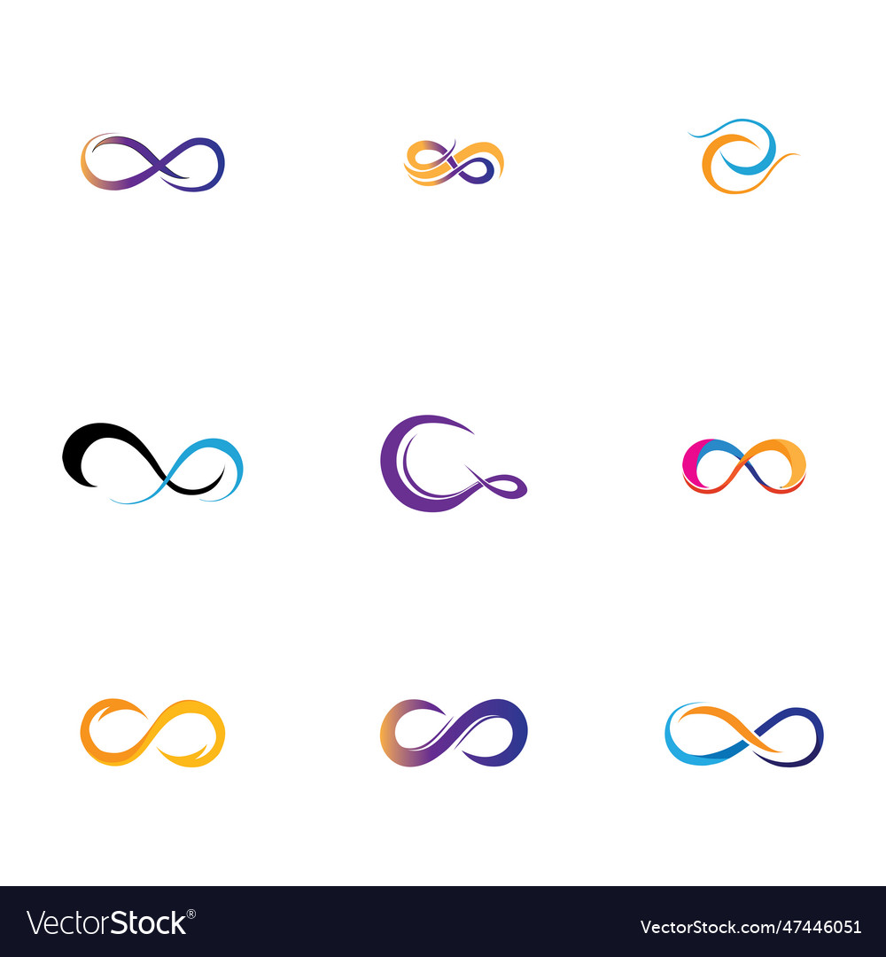 Infinity design Royalty Free Vector Image - VectorStock