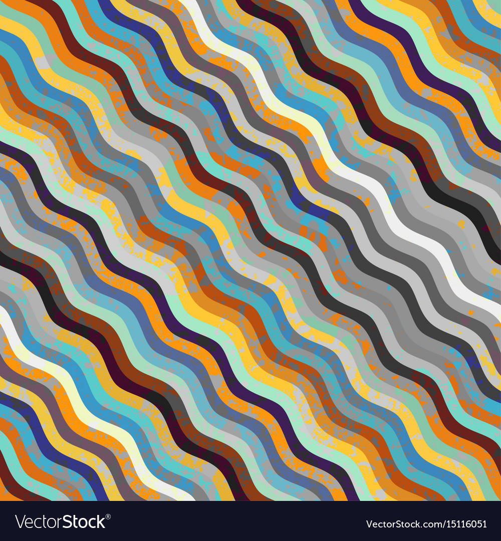 Waves nautical pattern Royalty Free Vector Image
