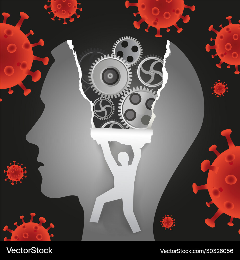 Coronavirus Mental Health Crisis Royalty Free Vector Image