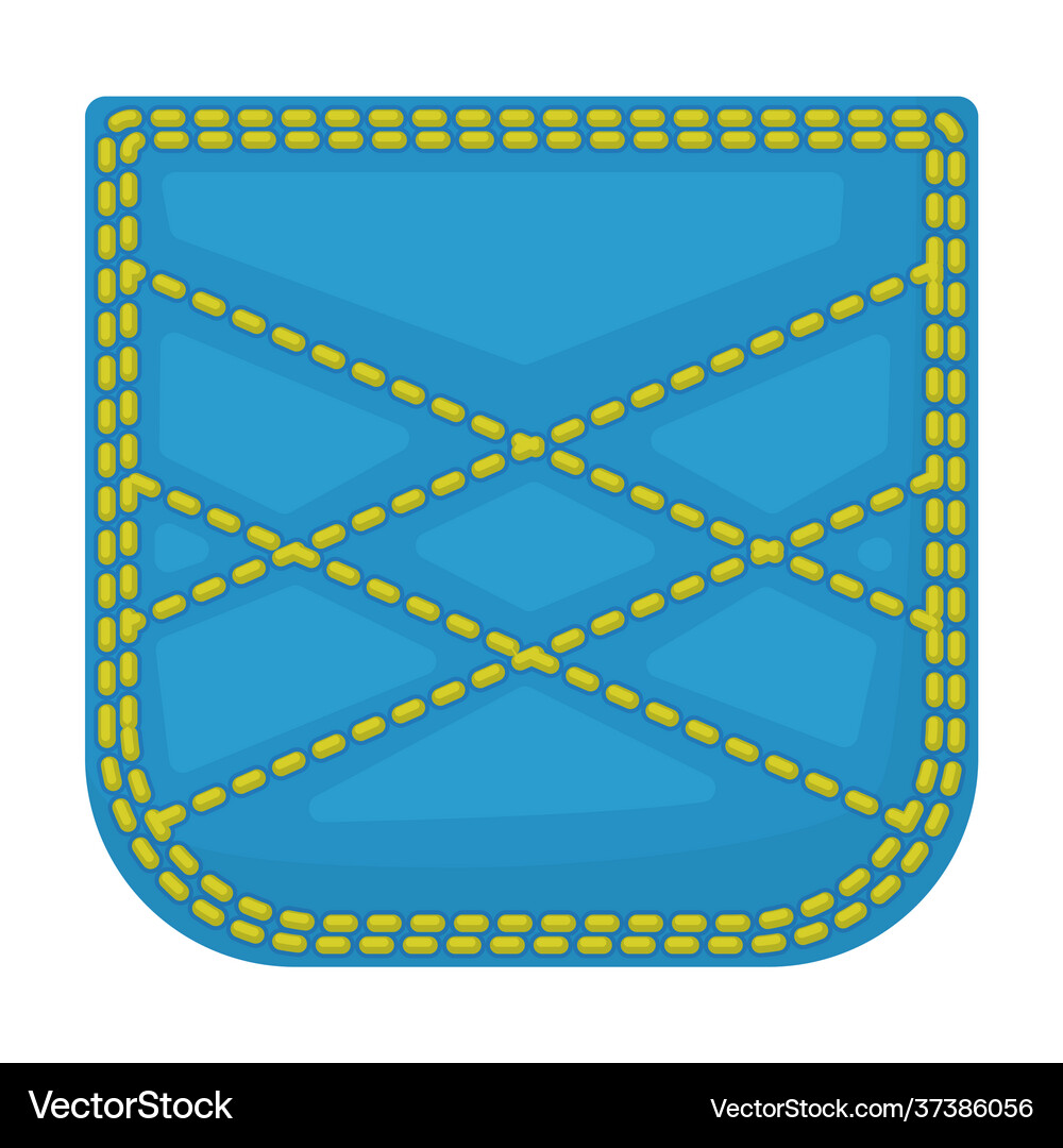 Pocket iconcartoon icon isolated Royalty Free Vector Image