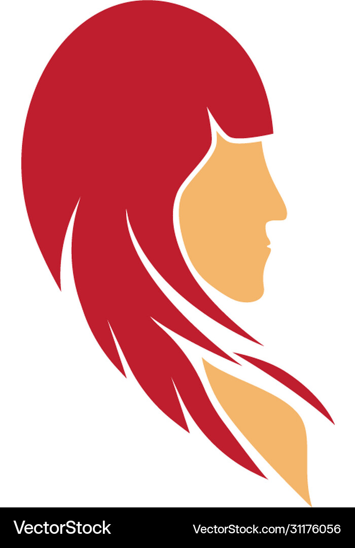 Women face silhouette Royalty Free Vector Image