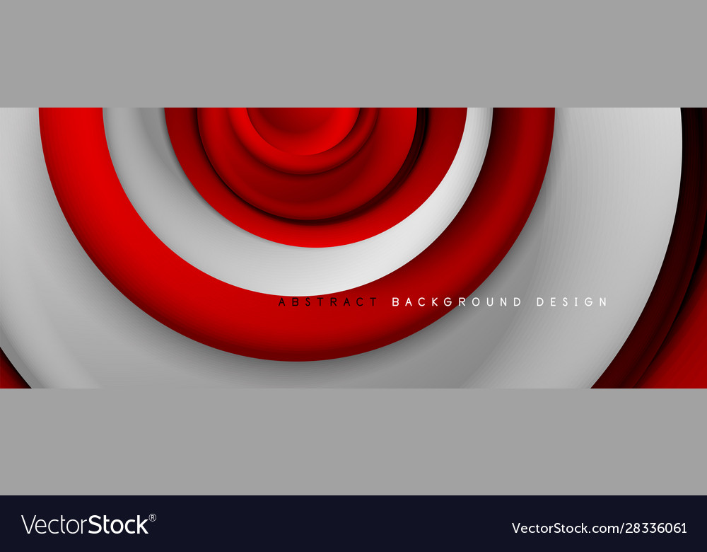 3d style abstract swirl circles modern Royalty Free Vector