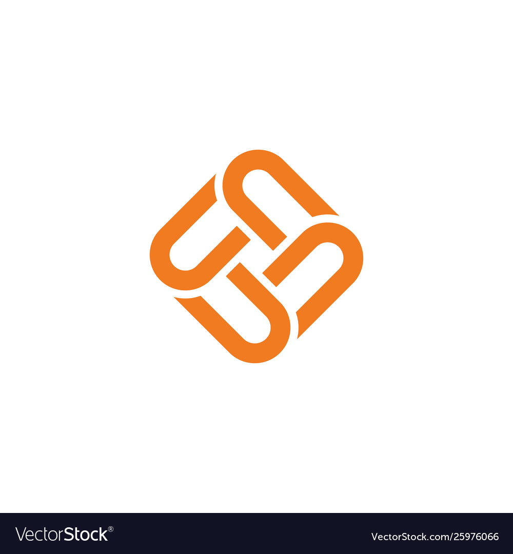 Initials logo template Royalty Free Vector Image