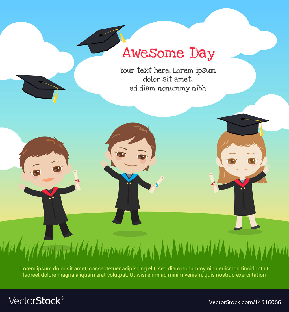 Graduation Boy And Girl Graduation Kids Clipart Vector Preschool