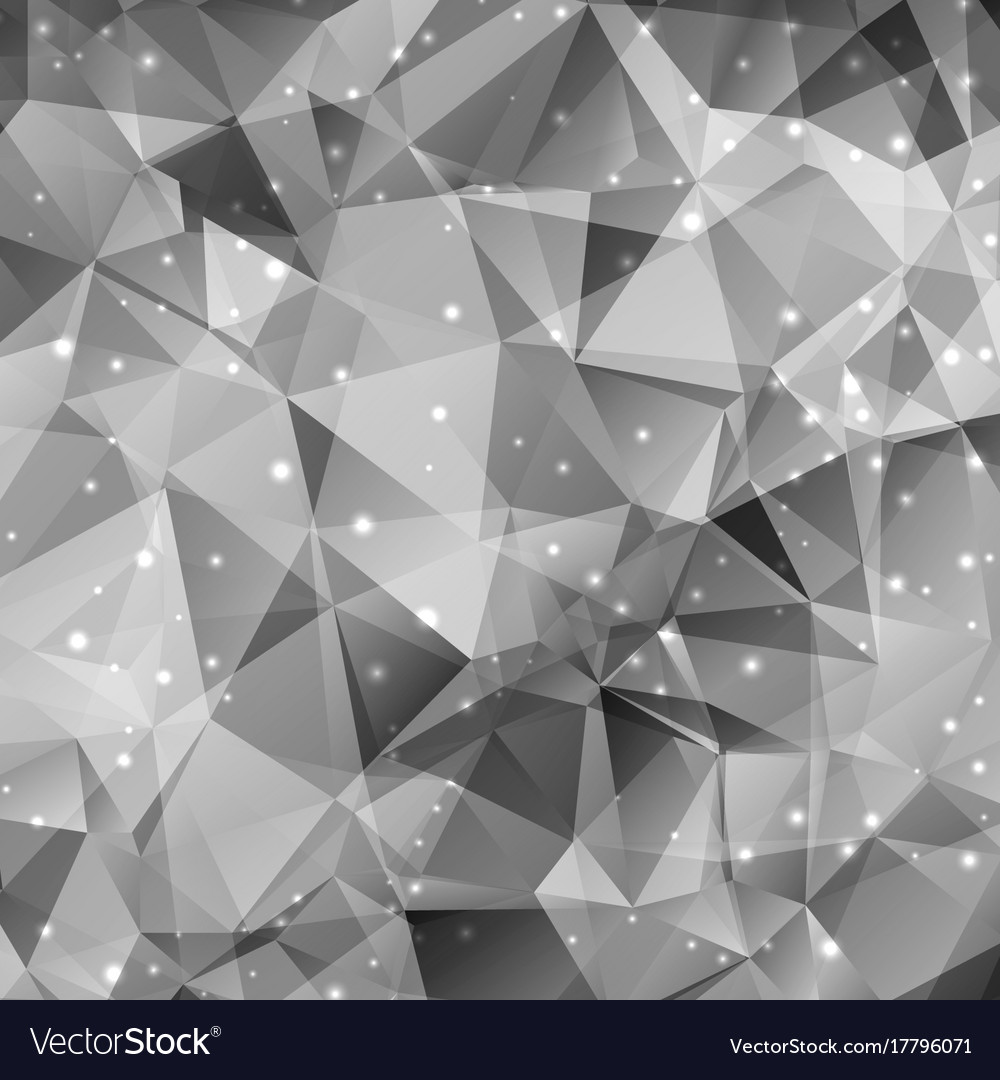 Abstract gray triangles background Royalty Free Vector Image