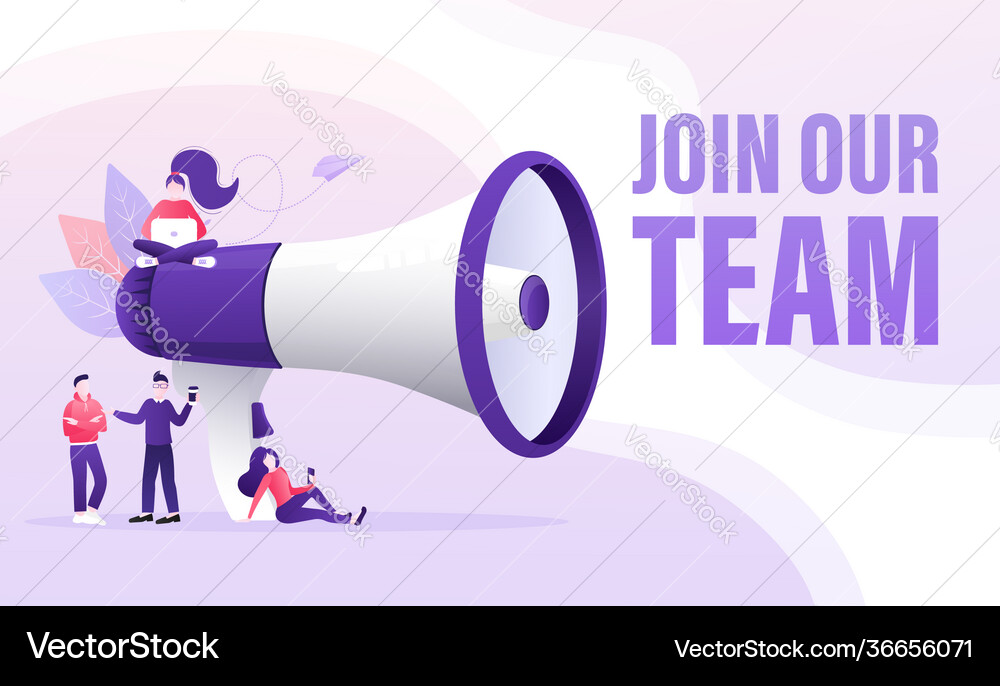 Join our team people great design for any Vector Image