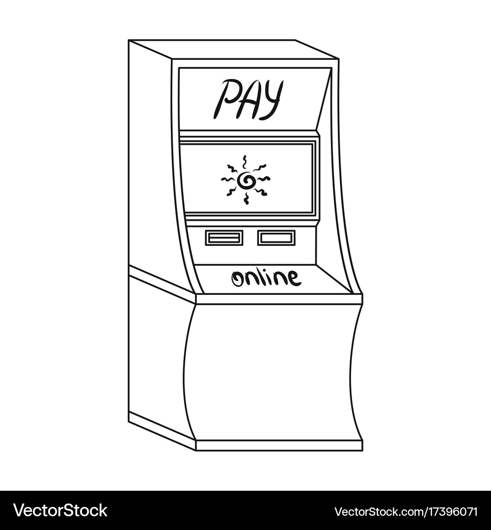 Terminal for various types of payment terminals Vector Image