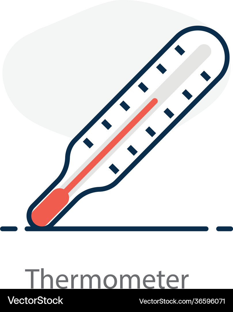 Thermometer Royalty Free Vector Image - VectorStock