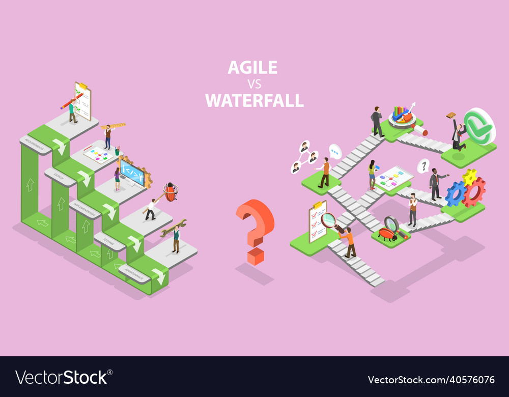 3d isometric flat conceptual Royalty Free Vector Image