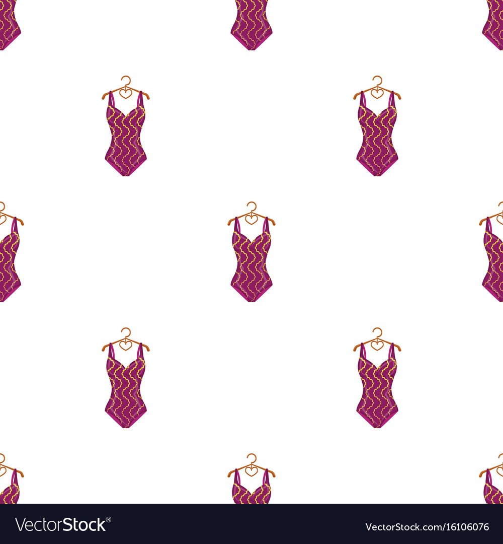 Bright striped swimsuit in colors the Royalty Free Vector