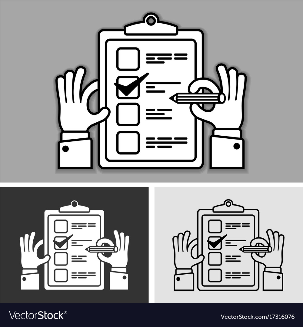 Checklist Royalty Free Vector Image - VectorStock