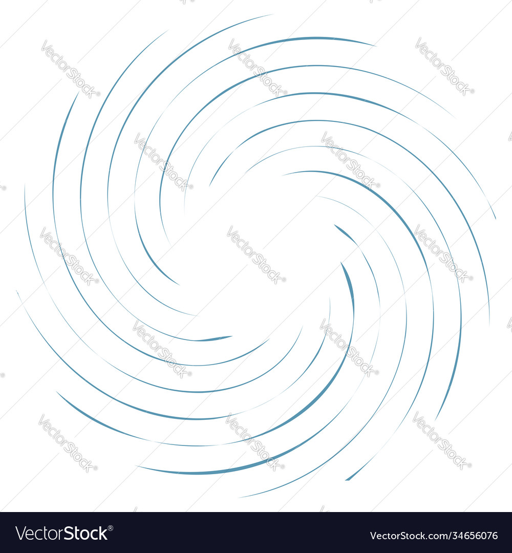 Circular spiral swirl twirl design element Vector Image Circular spiral swirl twirl design element Vector Image
