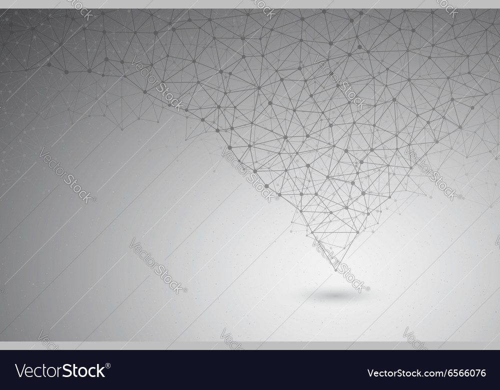 Connections Structure Background Royalty Free Vector Image