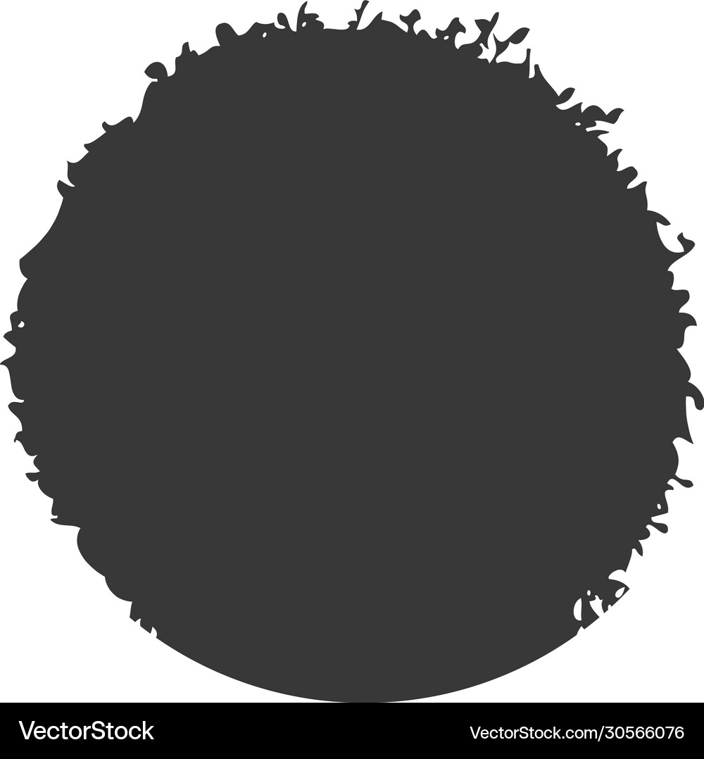 Ink drop blot stock isolated on white background Vector Image