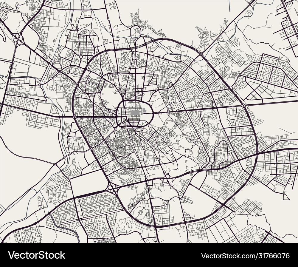 Medina Map Areas Of Marrakech Medina Palmegrove | New City Gueliz,
