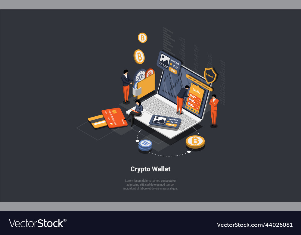 Blockchain technology bitcoin altcoins buy Vector Image