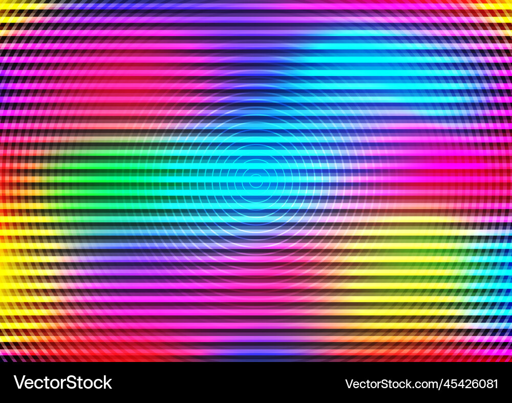 Colorful signal wave unstable background Vector Image