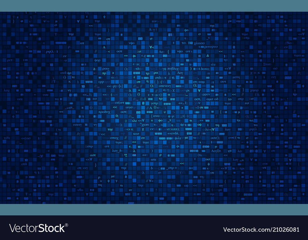 Programing Code Royalty Free Vector Image Vectorstock