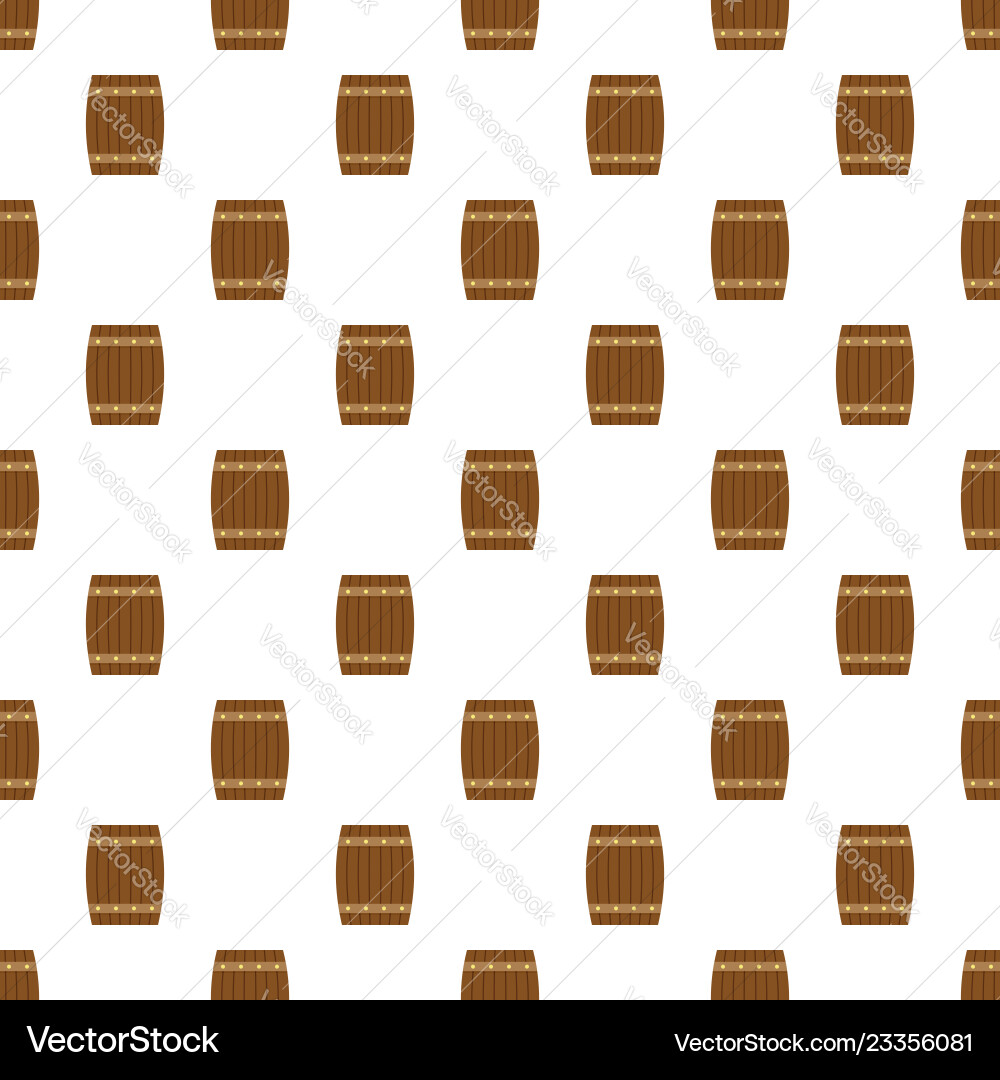 Side of wood barrel pattern seamless Royalty Free Vector