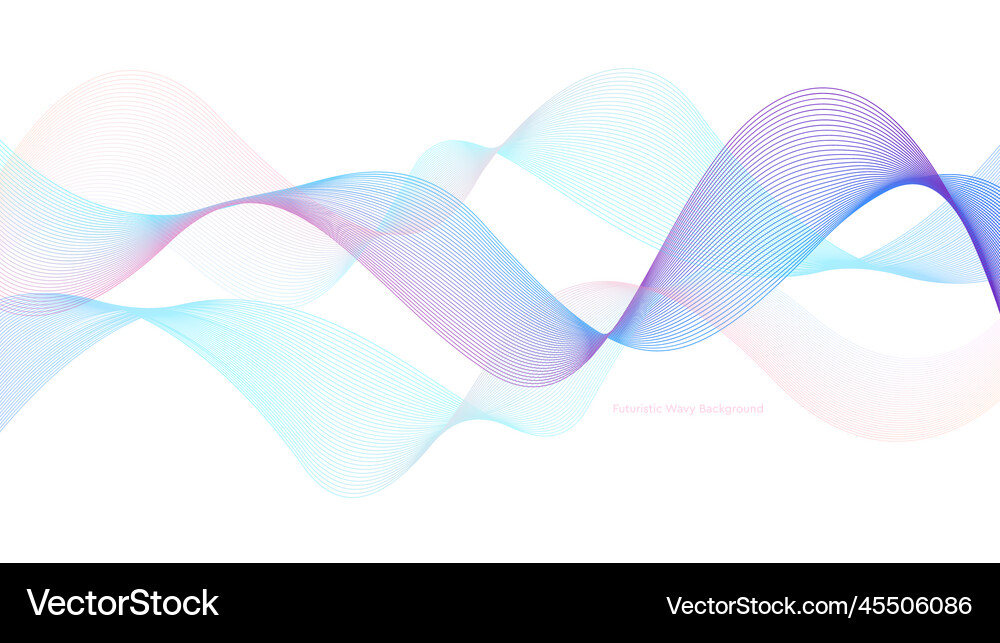 Air wind wave light pink or blue color Royalty Free Vector