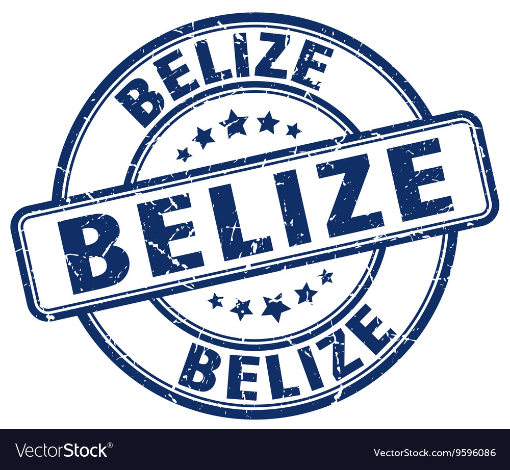 Belize stamp Royalty Free Vector Image - VectorStock