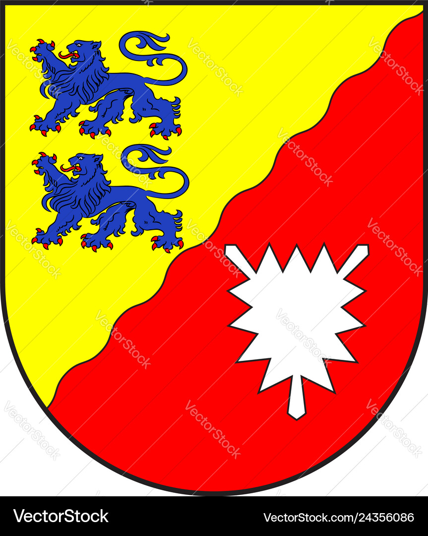 Coat of arms rendsburg-eckernfoerde Royalty Free Vector