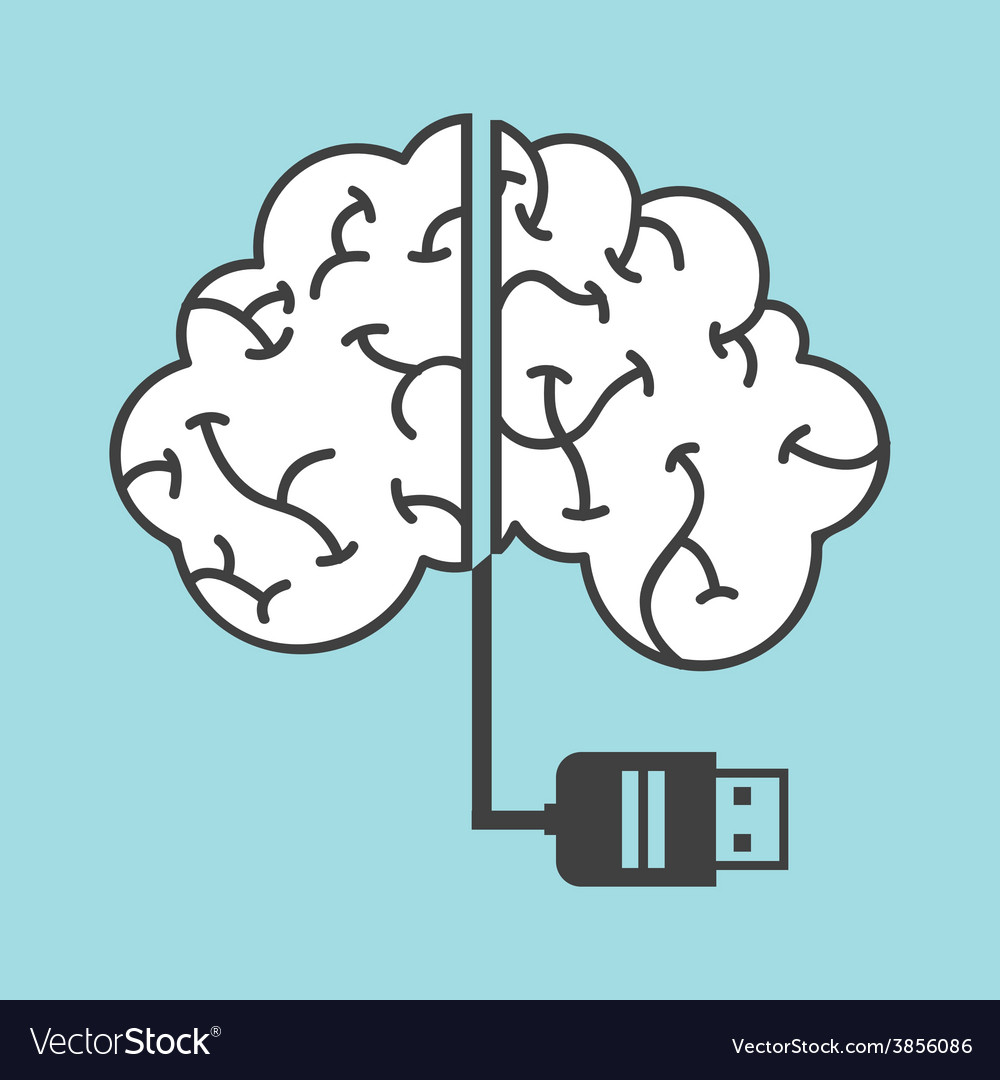 Creative brain Royalty Free Vector Image - VectorStock