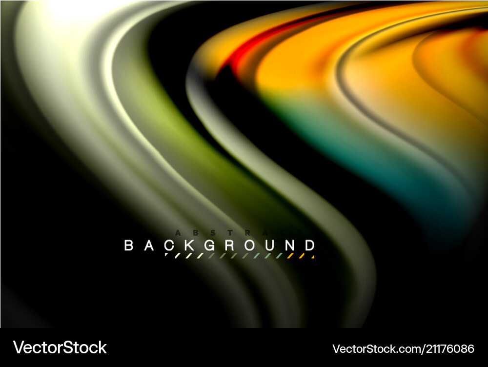 Fluid liquid colors design colorful marble Vector Image