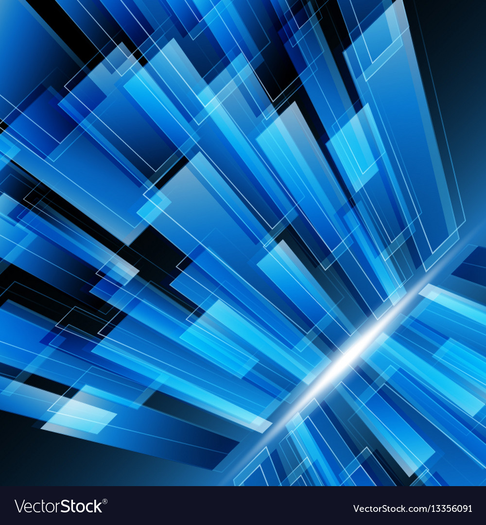 Abstract technology rectangle line with light Vector Image