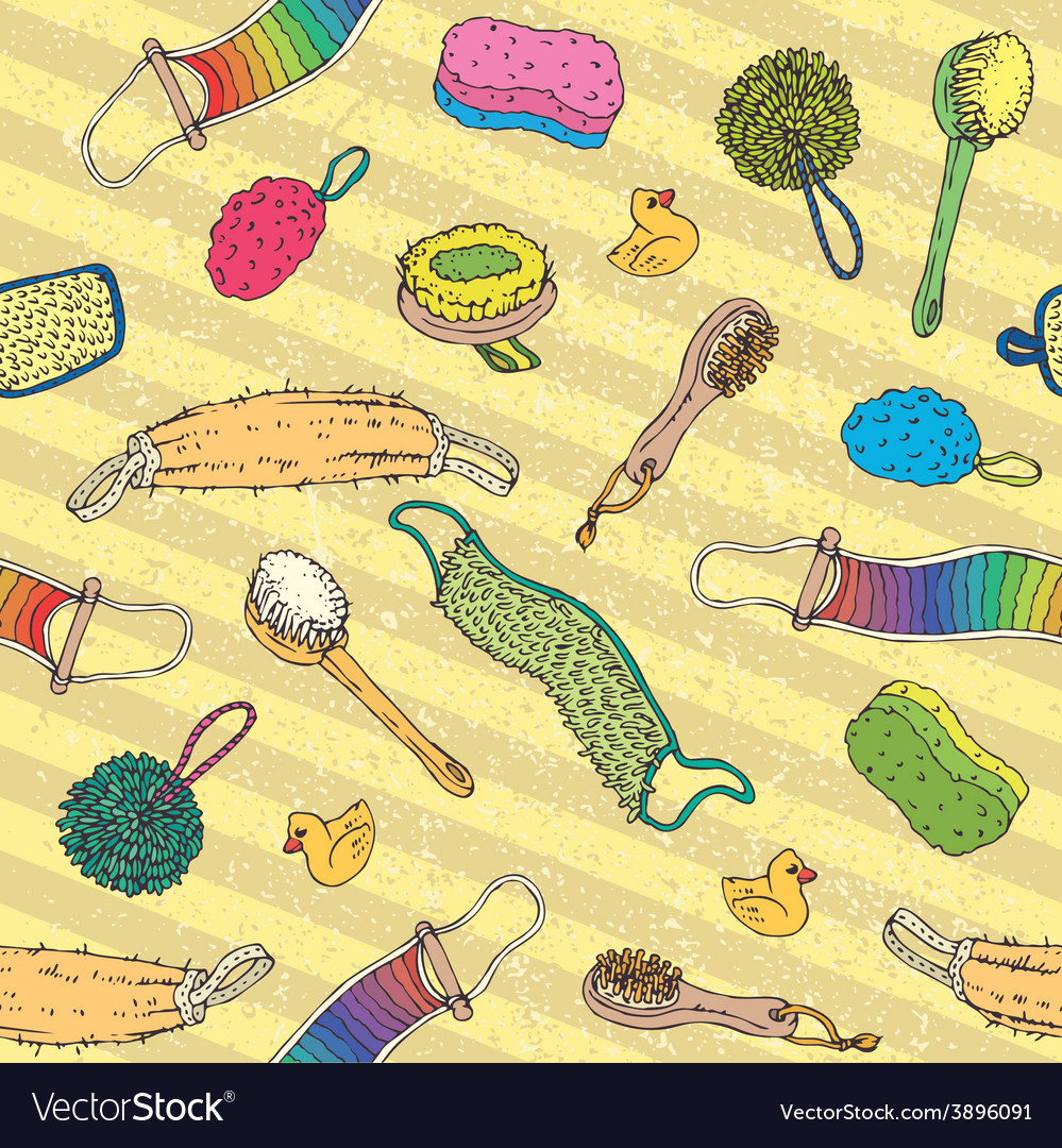 Bath sponge pattern Royalty Free Vector Image - VectorStock