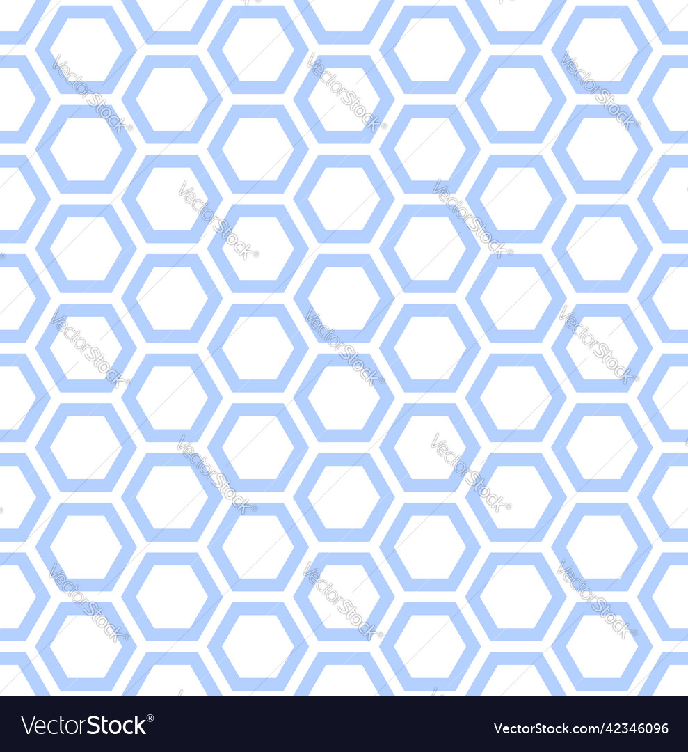 Seamless hexagons pattern Royalty Free Vector Image