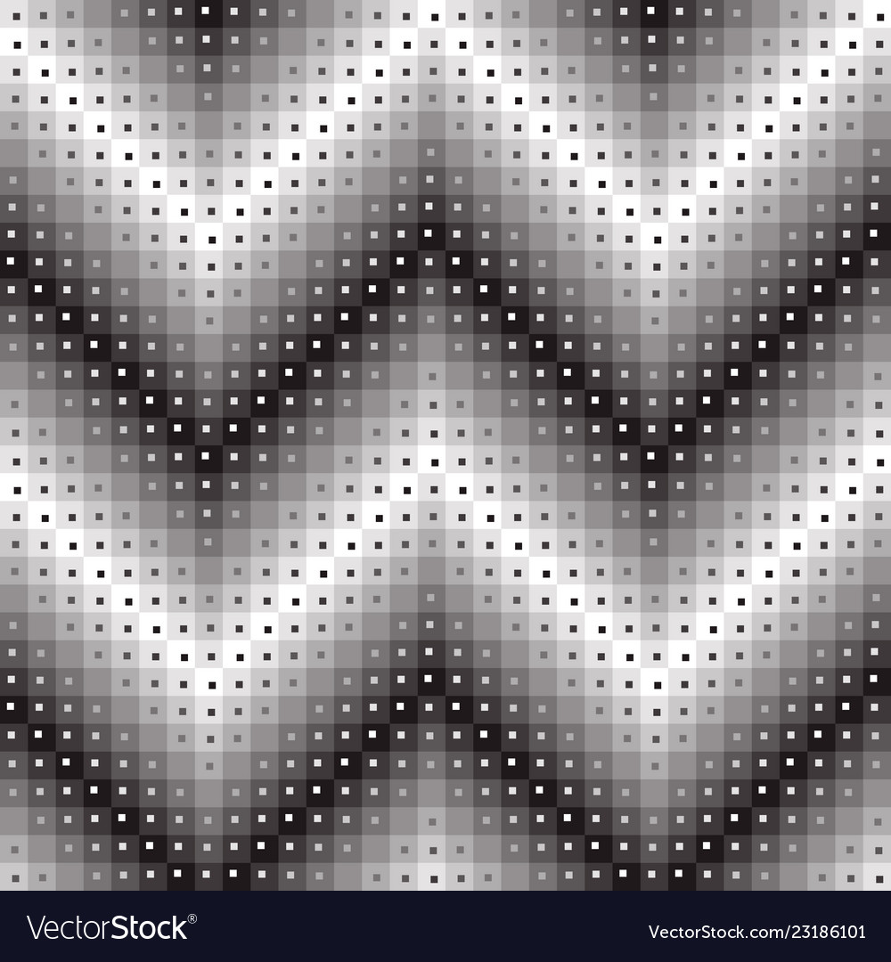 Abstract seamless pattern of monochrome squares Vector Image