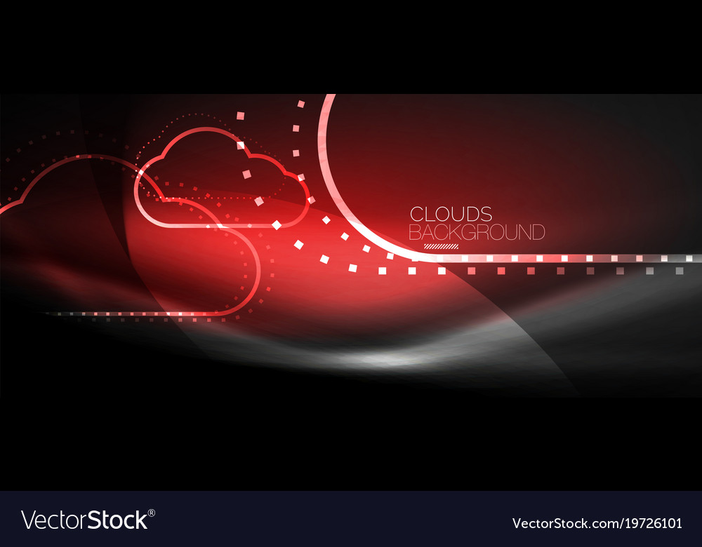 Cloud computing storage concept Royalty Free Vector Image