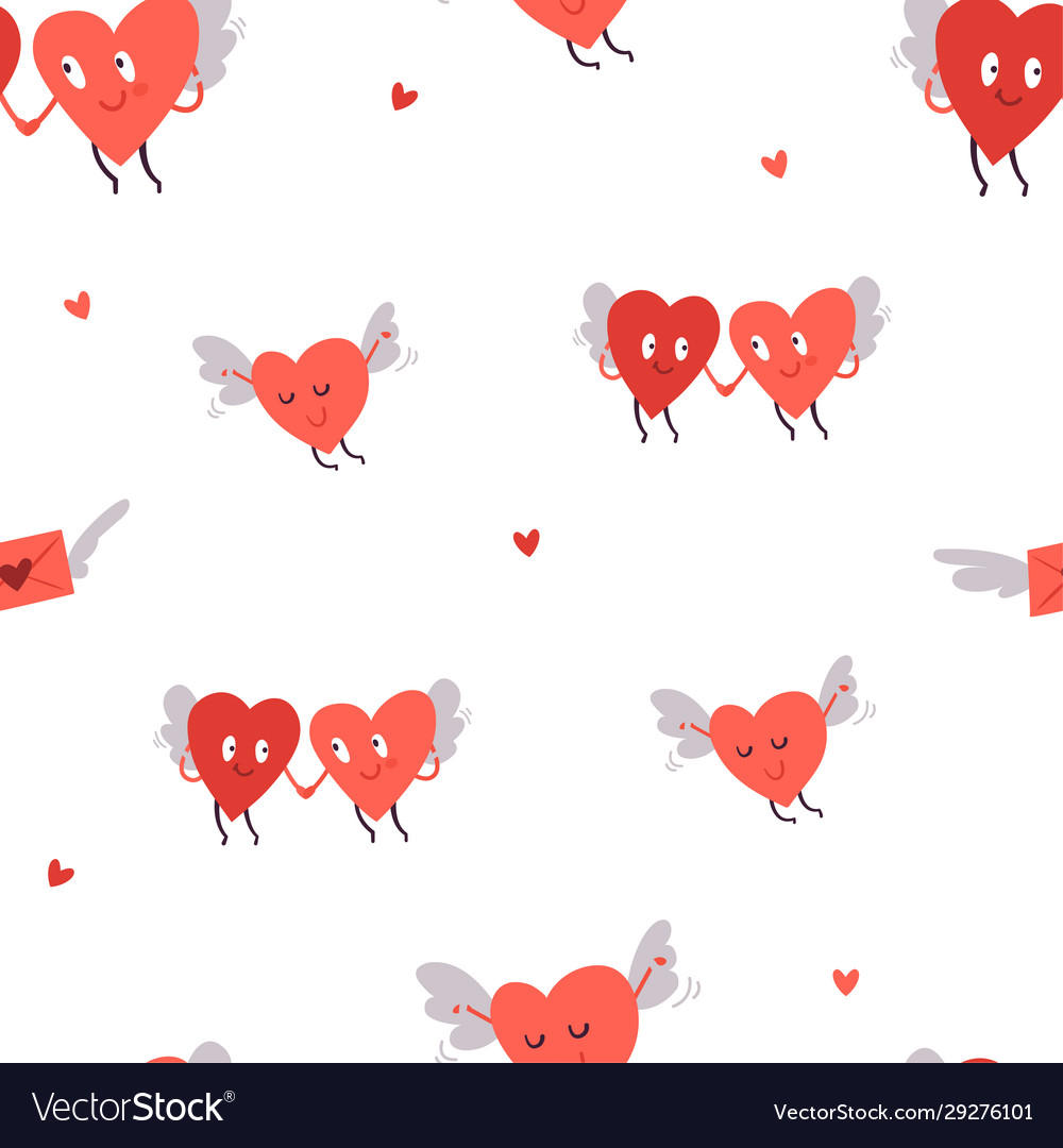 Cute seamless pattern Royalty Free Vector Image