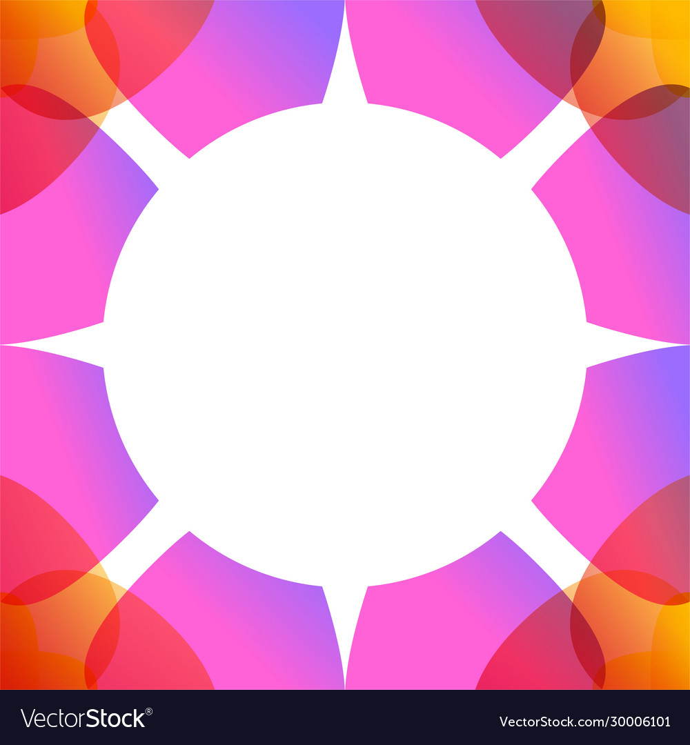 Design abstract colorful frame Royalty Free Vector Image
